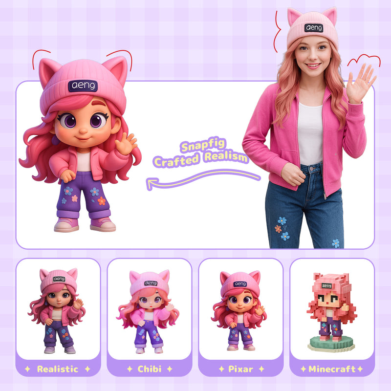 SnapFig: Turn Your Photos Into Lifelike 3D Figurines